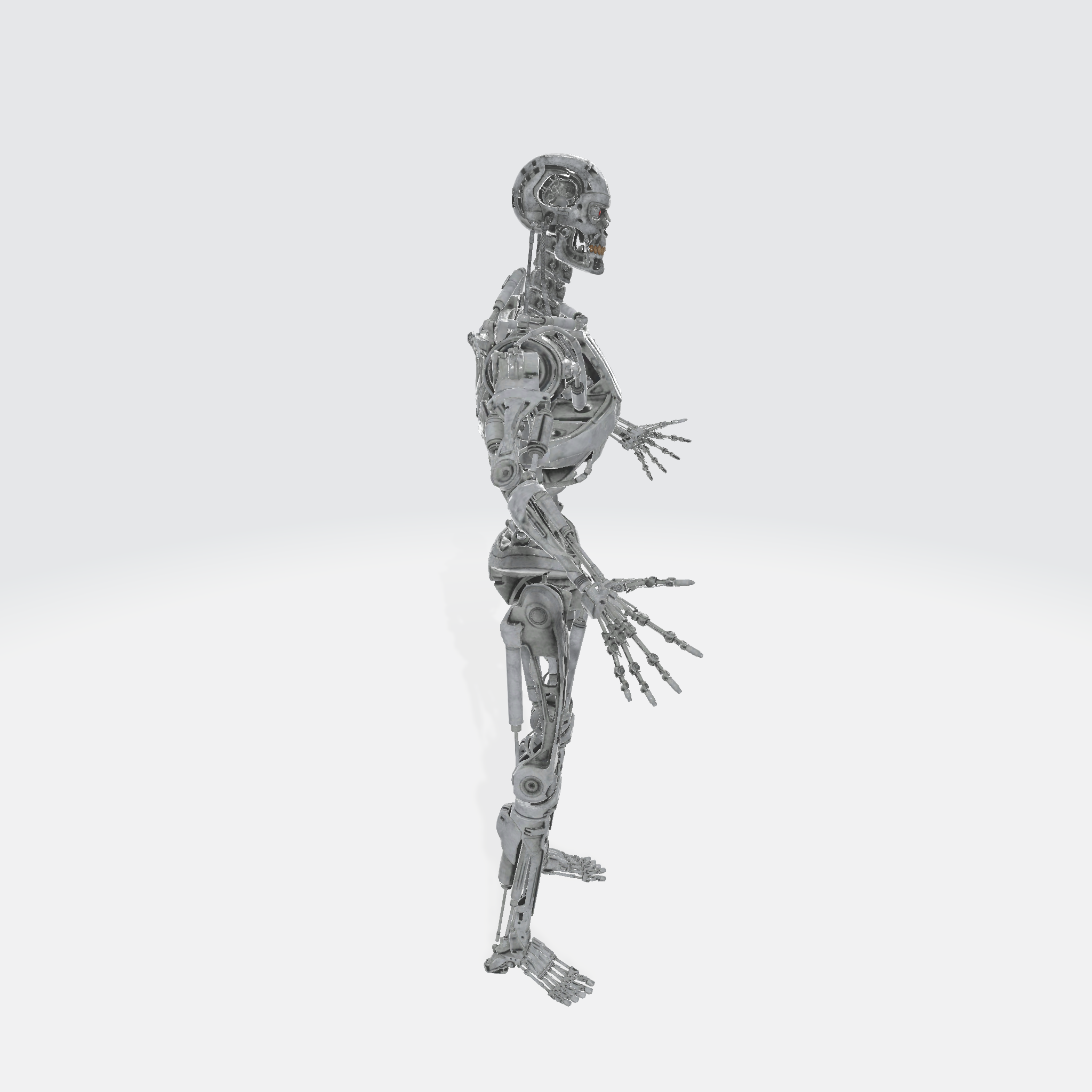 Terminator Endoskeleton 3D Model Free glb Download - GetGLB