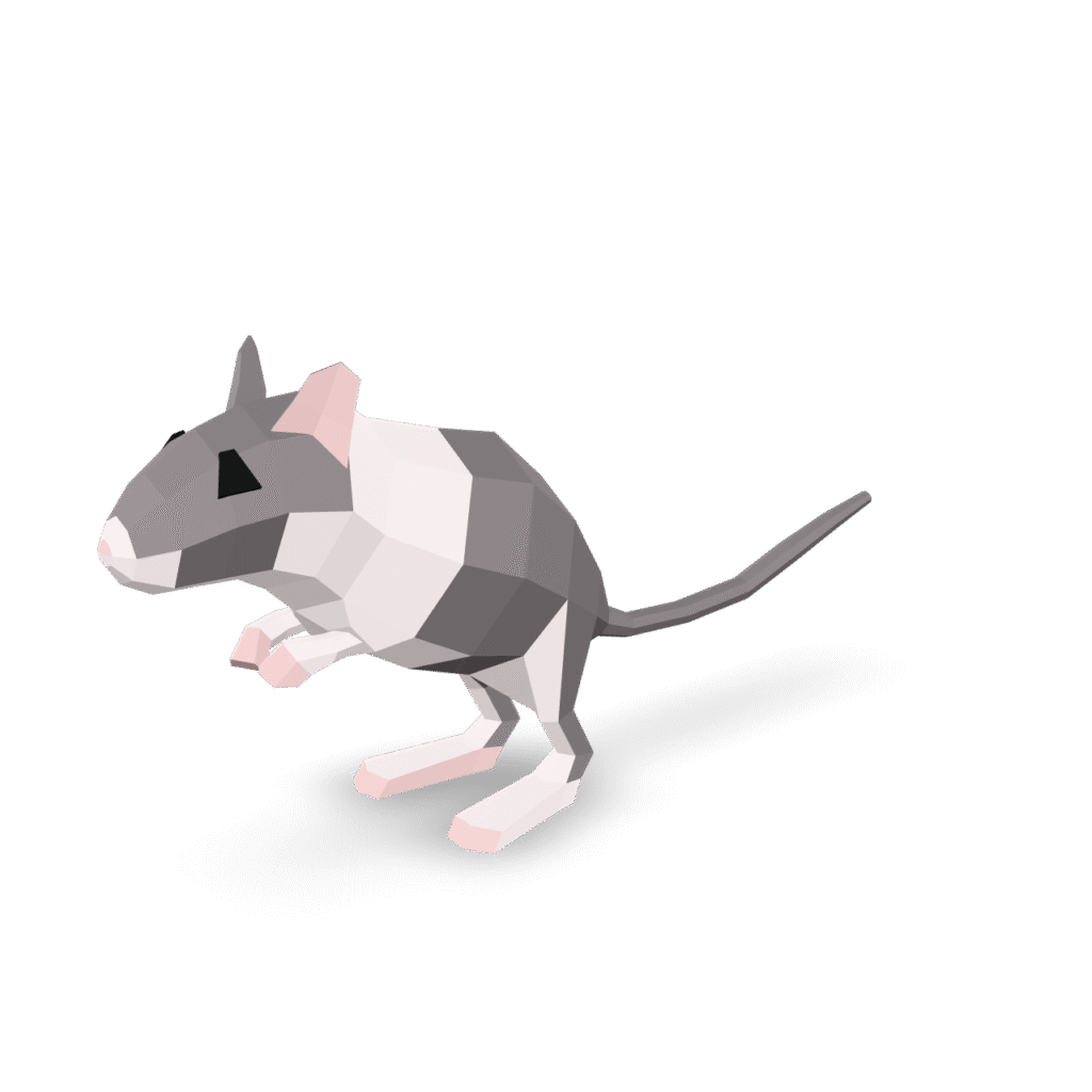Low Poly Rat 3D Model Free glb Download - GetGLB